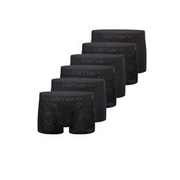 Trunk Camano "6er Pack", Herren, Gr. XL, schwarz (schwarz mix), 95% Baumwolle, 5% Elasthan, Unterhosen Boxershort