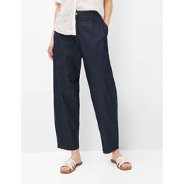 Brax Damen Jeans Style MEGAN S CLEAN RAW BLUE, denim dunkelblau, Gr. 40L