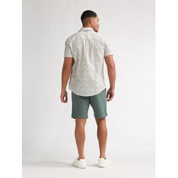 Kurzarmhemd PETROL INDUSTRIES "Men Shirt Short Sleeve AOP", Herren, Gr. XXXL(46), N-Gr, seashell, Jersey, Obermaterial: 100% Baumwolle, bedruckt, regular fit normal, ohne Ausschnitt, gerader Abschluss, Hemden, mit All-Over Print