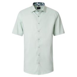 Businesshemd Venti "Venti Businesshemd Kurzarm uni", Herren, Gr. 41, Normalgr&ouml;&szlig;en, gr&uuml;n, 100% Baumwolle, unifarben, schmal, Hemden