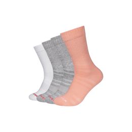 Socken s.Oliver "4er Pack", Damen, Gr. 35-38, coral cloud, 64% Baumwolle, 19% Polyamid, 13% Polyester, 4% Elasthan, uni, Socken Socken, 4er Pack Gek&auml;mmte Baumwolle f&uuml;r weichen Tragekomfort, Mesh-Bel&uuml;ftung