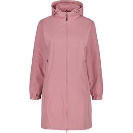 alife and kickin Sommerjacke ALIFE & KICKIN "Damen TorilAK A &Uuml;bergangsjacke, Jacke", Damen, Gr. XS, dusty pink, 88% Polyamid, 12% Elasthan, Jacken, lange &Uuml;bergangsjacke mit abnehmbarer Kapuze und Rei&szlig;verschluss