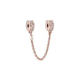 Pandora Charm Timeless Klare Pav&eacute; Clip Komfortkette 786322CZ-05
