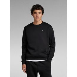 G-Star Raw Longpullover G-STAR "Premium Core Sweatshirt", Herren, Gr. XS, dk schwarz, Obermaterial: 55% Baumwolle, 45% Polyester, Pullover Longpullover
