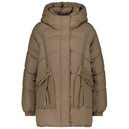 alife and kickin Winterjacke ALIFE & KICKIN "Damen GlorianaAK A Winterjacke, Jacke", Damen, Gr. L, schwarz braun, 100% Polyester, Jacken Winterjacke