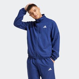 Windbreaker adidas Sportswear "M SL WV TT", Herren, Gr. S, dunkelblau, wei&szlig;, Obermaterial: 100% Polyamid, normal, Jacken Windbreaker