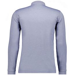 Poloshirt Ragman, Herren, Gr. L, blau (taubenblau), Piqu&eacute;, 70% Baumwolle 30% Polyester, regular fit, ohne Ausschnitt, Shirts