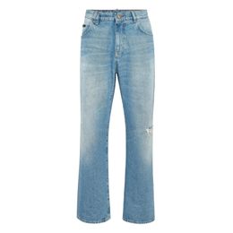 Philipp Plein Denim Trousers Beach Boy Fit 5 Pockets Signature