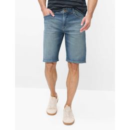 5-Pocket-Jeans Brax "Style CLINT B", Herren, Gr. 44, Normalgr&ouml;&szlig;en, denim, Denim/Jeans, 95% Baumwolle, 4% Elastomultiester, 1% Elasthan, Jeans 5-Pocket-Jeans