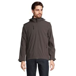 SOLS - "Falcon" Softshelljacke 3 in 1 f&uuml;r Herren/Damen Unisex (Anthrazit unifarben)