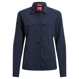 Craghoppers - "Adventure III" Hemd f&uuml;r Damen Lang&auml;rmlig (Marineblau)