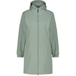 alife and kickin Sommerjacke ALIFE & KICKIN "Damen TorilAK A &Uuml;bergangsjacke, Jacke", Damen, Gr. XXL, alpine frost, 88% Polyamid, 12% Elasthan, Jacken, lange &Uuml;bergangsjacke mit abnehmbarer Kapuze und Rei&szlig;verschluss