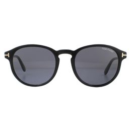 Tom Ford Lunettes De Soleil Dante FT0834 01A Fum&eacute;e Gris Noir Brillant