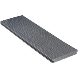 NATURinFORM WPC-Terrassendiele DIE EXKLUSIVE basaltgrau massiv, 3000 mm, 140 mm