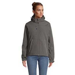 SOLS - "Rock" Softshelljacke Wattiert f&uuml;r Damen (Anthrazit)