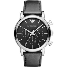 Emporio Armani Herren Uhr Quartz grau
