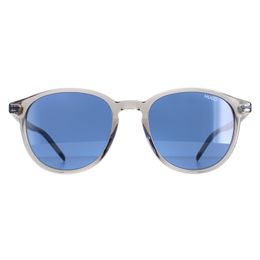 Hugo par HUGO BOSS Round Mens Gray Blue Avio HG 1169 / S