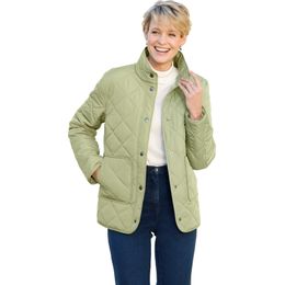 Damen Steppjacke mit Stehkragen schilf, Gr&ouml;&szlig;e 52