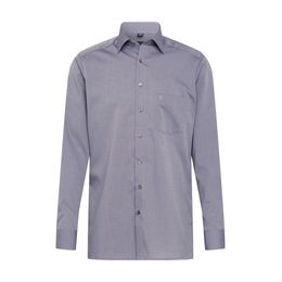 OLYMP Button Up Shirt 'Luxor Fil a Fil' male size XL Grey