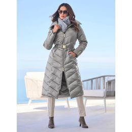 Heine Damen Wintermantel, Grau, Gr. 36, Winterm&auml;ntel, Material: Polyester