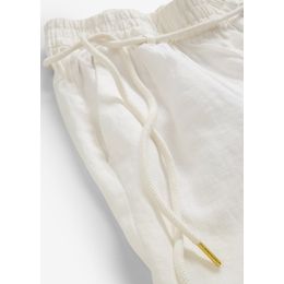 bonprix Schlupfhose aus reinem Leinen, wei&szlig;, Gr.44, bequeme Leinenhose in Premium Qualit&auml;t, aus Leinen