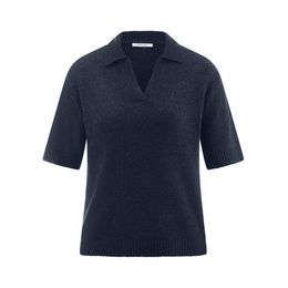 Peter Hahn - Pullover mit Polokragen, blau, Gr. 42 / M