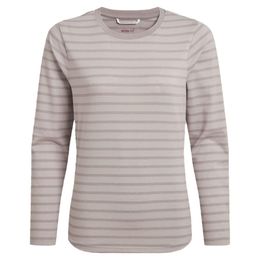 Craghoppers - "Akona" T-Shirt f&uuml;r Damen, Nosilife, Lang&auml;rmlig (Auster-Grau)