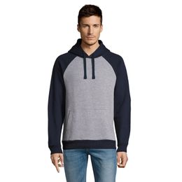SOLS - "Seattle" Sweatshirt f&uuml;r Herren/Damen Unisex (Grau meliert/Dunkelblau)