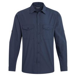 Craghoppers - "Kiwi II" Hemd f&uuml;r Herren, Lang&auml;rmlig (Schattiertes Blau)