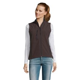 SOLS - "Rallye" Weste f&uuml;r Damen &Auml;rmellos (Dunkle Schokolade)