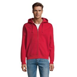 SOLS - "Spike" Hoodie mit durchgehendem Rei&szlig;verschluss f&uuml;r Herren (Rot)