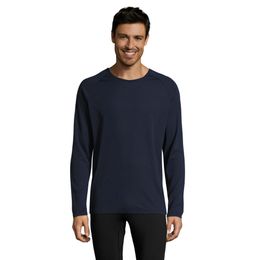 SOLS - T-Shirt f&uuml;r Herren - Sport Lang&auml;rmlig (Dunkelblau)