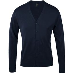 SOLS - "Golden" Strickjacke V-Ausschnitt f&uuml;r Herren (Marineblau)