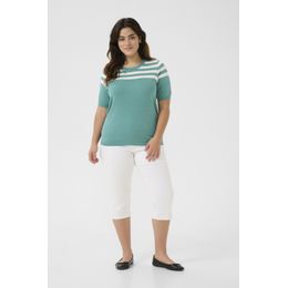 Kaffe Strickpullover Regular fit blue white