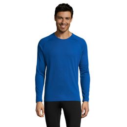 SOLS - T-Shirt f&uuml;r Herren - Sport Lang&auml;rmlig (K&ouml;nigsblau)