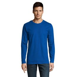 SOLS - "Imperial" T-Shirt f&uuml;r Herren Lang&auml;rmlig (K&ouml;nigsblau)