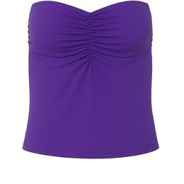Gerafftes Bandeau-Top aus Stretch-Jersey