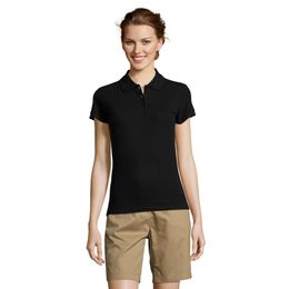 SOLS - "People" Poloshirt f&uuml;r Damen (Schwarz)