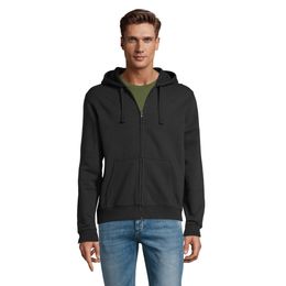 SOLS - "Spike" Hoodie mit durchgehendem Rei&szlig;verschluss f&uuml;r Herren (Schwarz)