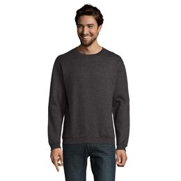 SOLS - "Spider" Sweatshirt Rundhalsausschnitt f&uuml;r Herren (Holzkohle meliert)