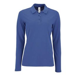 SOLS - "Perfect" Poloshirt f&uuml;r Damen Lang&auml;rmlig (K&ouml;nigsblau)