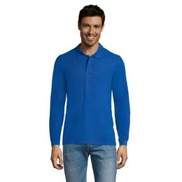 SOLS - "Perfect" Poloshirt f&uuml;r Herren Lang&auml;rmlig (K&ouml;nigsblau)