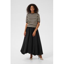 Kaffe Strickpullover Regular fit black offwhite