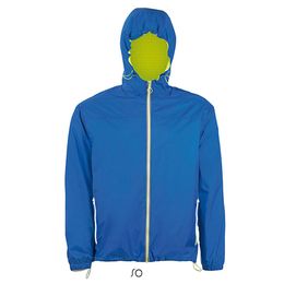 SOLS - "Skate" Windjacke f&uuml;r Herren/Damen Unisex (K&ouml;nigsblau/Neongold)