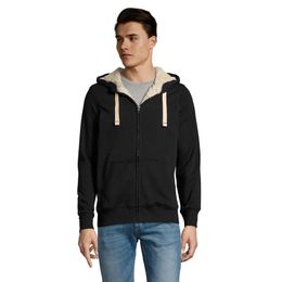 SOLS - Jacke Mit Rei&szlig;verschluss f&uuml;r Herren/Damen Unisex (Schwarz)