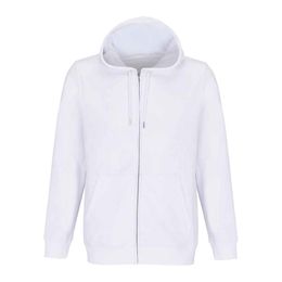 SOLS - "Calipso" Hoodie mit durchgehendem Rei&szlig;verschluss f&uuml;r Herren/Damen Unisex (Wei&szlig;)