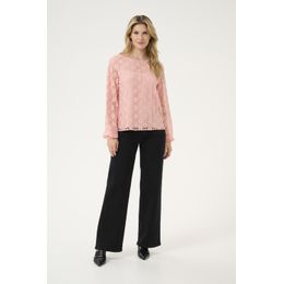 Kaffe Langarm-Bluse Regular fit Misty Rose