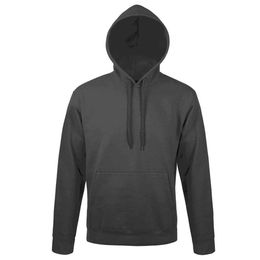 SOLS - "Snake" Kapuzenpullover f&uuml;r Herren/Damen Unisex (Dunkelgrau unifarben)
