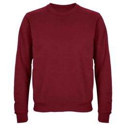 SOLS - "Columbia" Sweatshirt Rundhalsausschnitt f&uuml;r Herren/Damen Unisex (Burgunderrot)