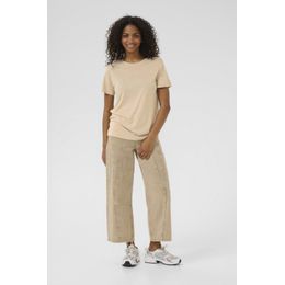 Kaffe T-shirt Regular fit Feather Gray beige